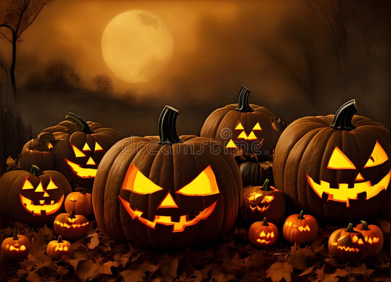 Spooky Fall Vibes Eerie Oldfashioned Aesthetic Stock Illustration ...