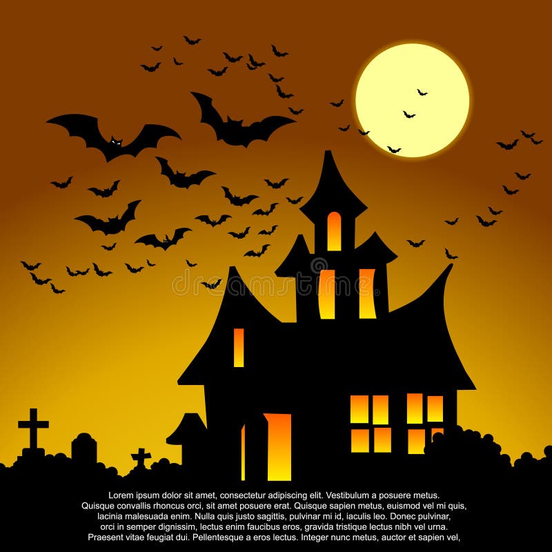 Haunted Tree. Victor EPS 10 Stock Vector - Illustration of tree ...