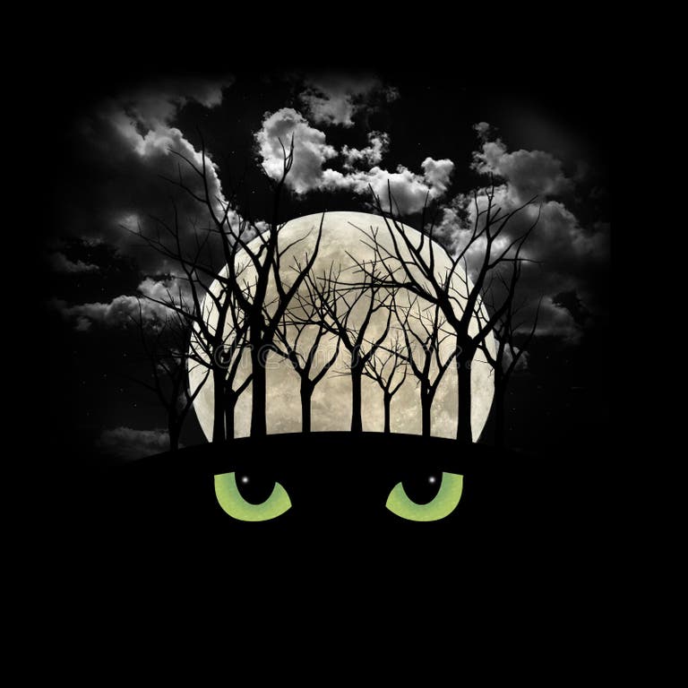 Scary Eyes Forest Stock Illustrations – 6,109 Scary Eyes Forest Stock ...