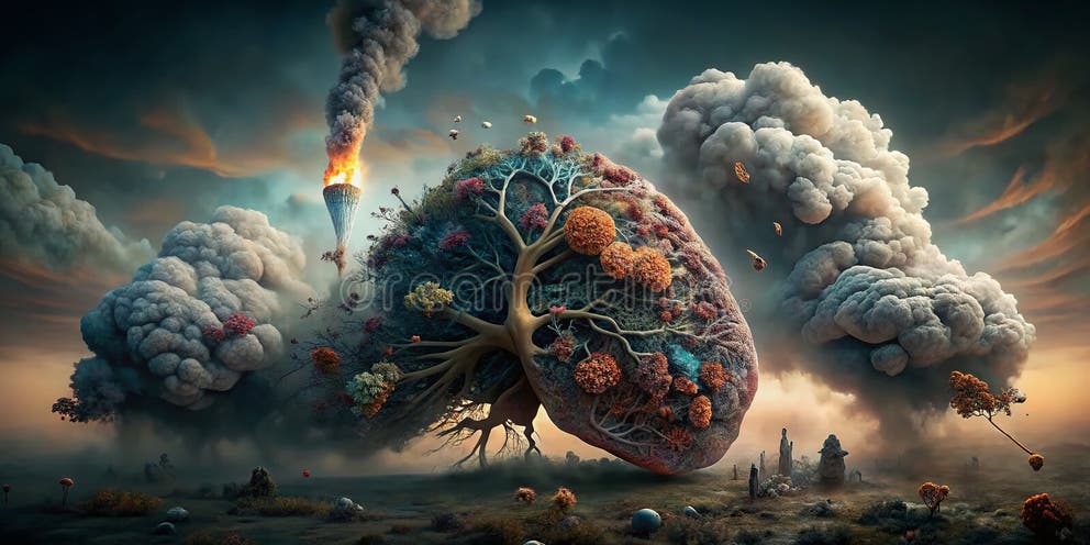 Unveiling the Devastating Impact of Smoking a Surreal Depiction of Lung ...