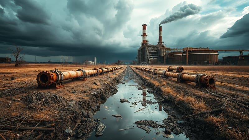 Abandoned Toxic Waste Factory Ruins a Dramatic and Desolate Industrial ...
