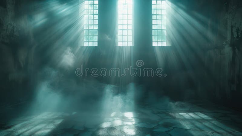 Solitary Confinement: Illuminated Darkness in an Empty Prison Cell ...