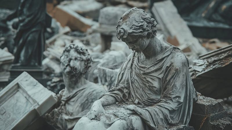 Exploring Forgotten Statues in a Beautifully Ruined and Decaying ...