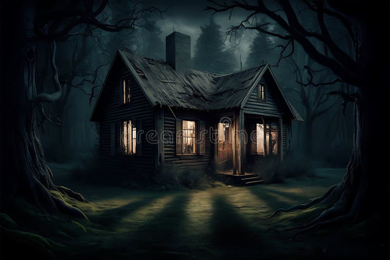 Haunting Spooky and Eerie Background Set. Stock Image - Image of ...