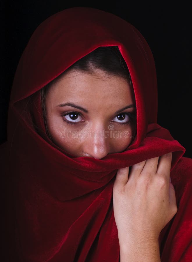 Haunting woman stock image. Image of face, closeup, seductive - 13181727