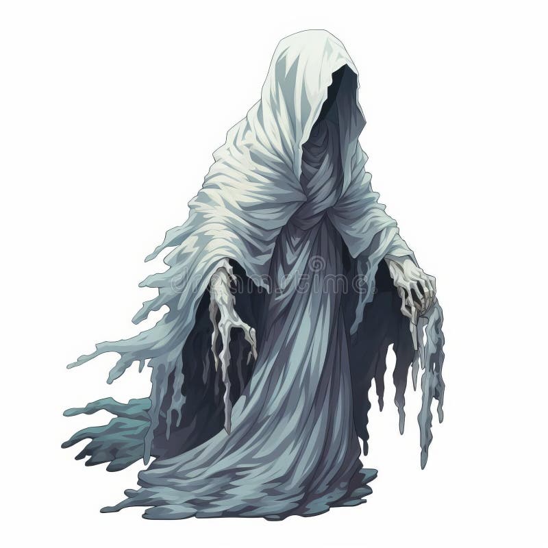 Hauntingly Beautiful Wraith Sprite in Pixel Art Form Stock Illustration ...