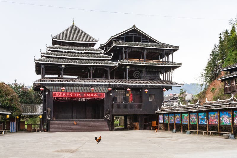 Hauptplatz in Chengyang-Dorf Redaktionelles Foto - Bild von ...