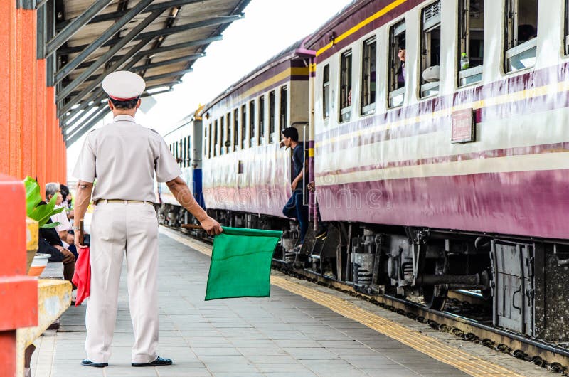 Hauptstation Thailands. redaktionelles stockbild. Bild von signal ...