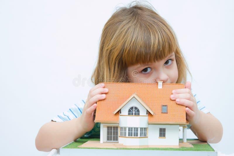 Haus stockbild. Bild von haus, süß, häuser, nett, mädchen - 8400409