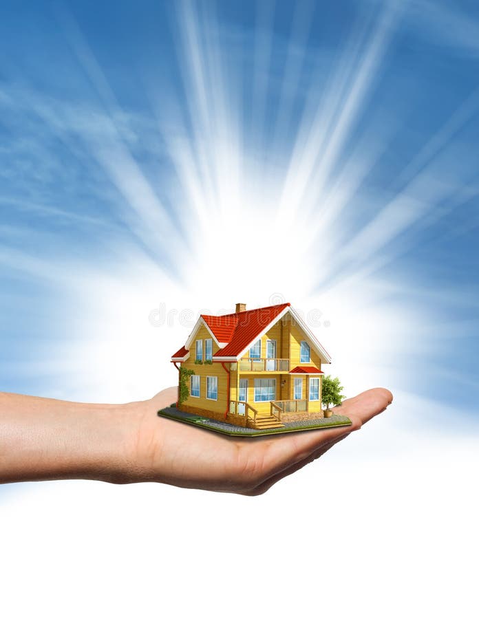 Haus In Der Hand Bild. Bild: 7860368