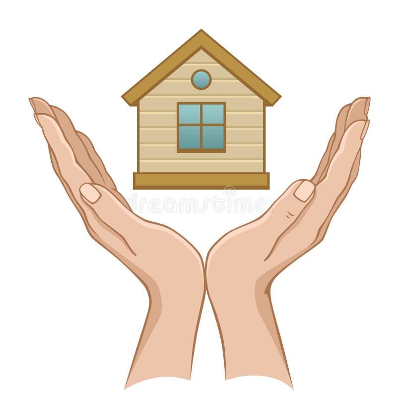 Haus In Der Hand Bild. Bild: 7860368