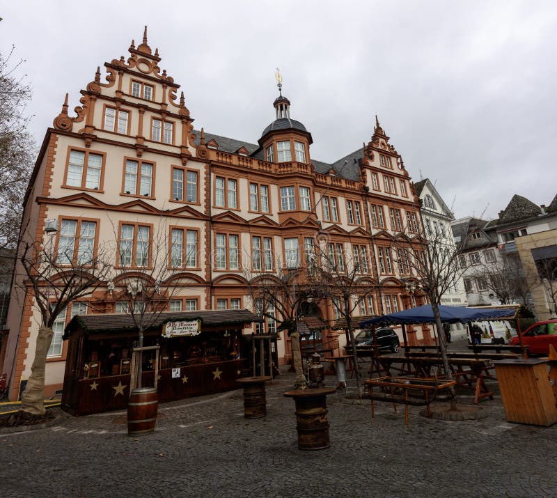 Haus Zum Breiten Herd in Mainz, Germany Editorial Stock Photo - Image ...