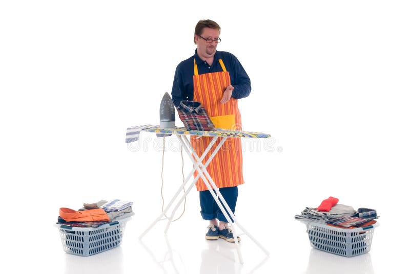 Haushalt durch Mann stockfoto. Bild von eisen, mittlere - 6140826