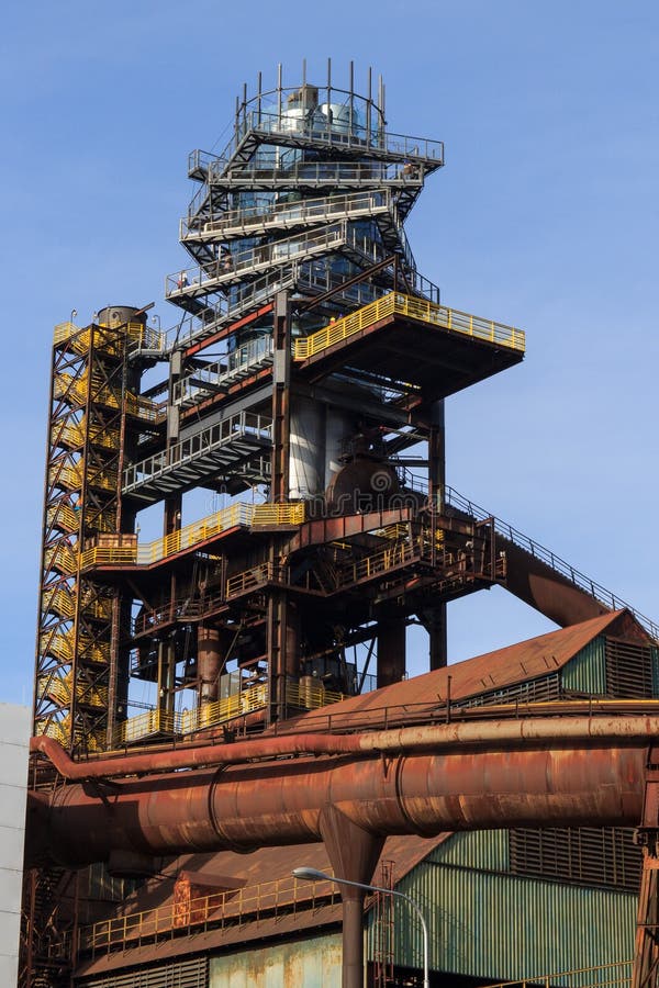 Haut Fourneau Dans La Ville D'Ostrava Image stock - Image du tchèque ...