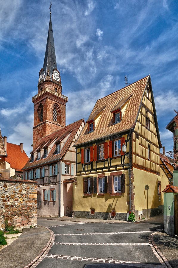 Haut Rhin, the Picturesque City of Colmar in Alsace Editorial Stock ...