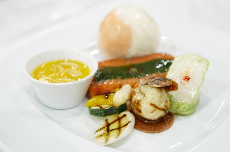 Haute cuisine dish stock image. Image of decoration, molecular - 11302767