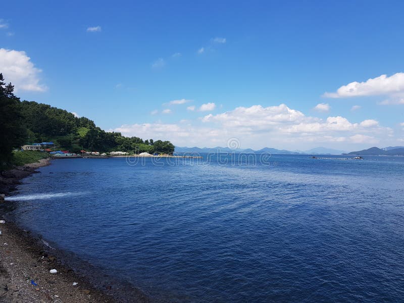 Hav arkivfoto. Bild av vatten, himmel, härlig, korea - 122475774