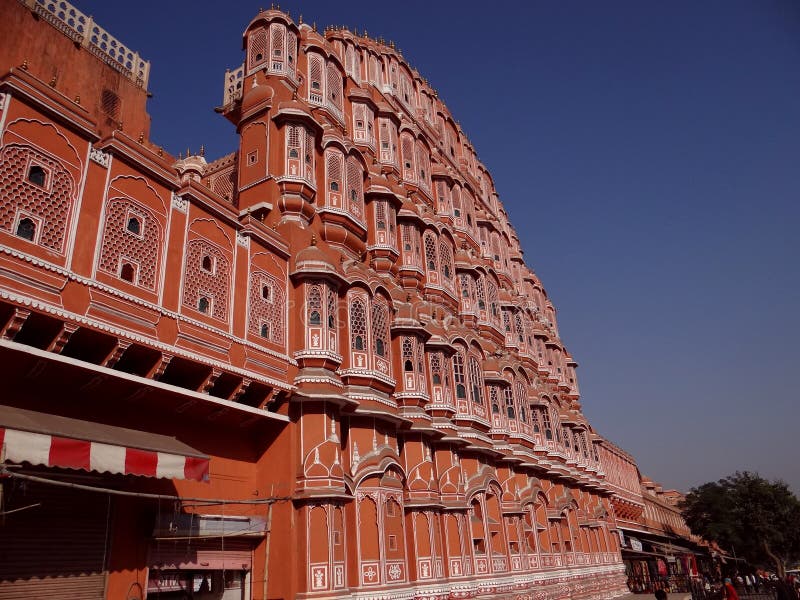 Hava mahal, Jaipur, India. stock photo. Image of pink - 6714774