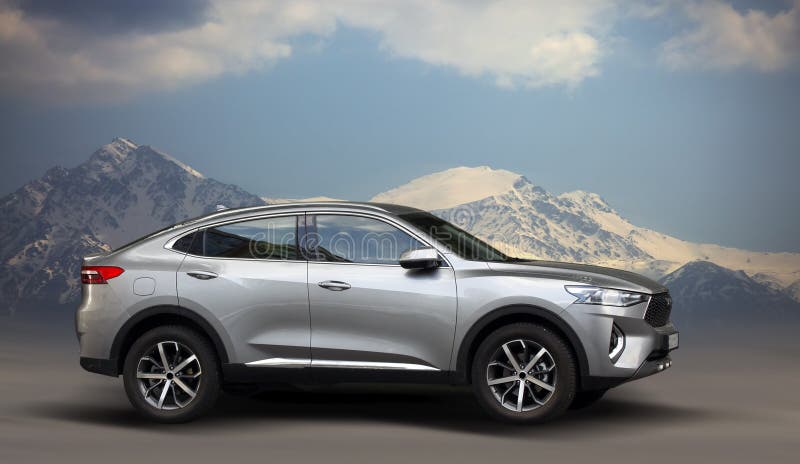 Haval gray car. stock photo. Image of vehicle, sedan - 280831160