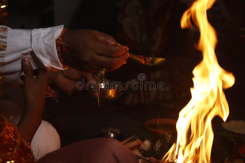Havan Puja stock photo. Image of ritual, home, closeup - 172480700