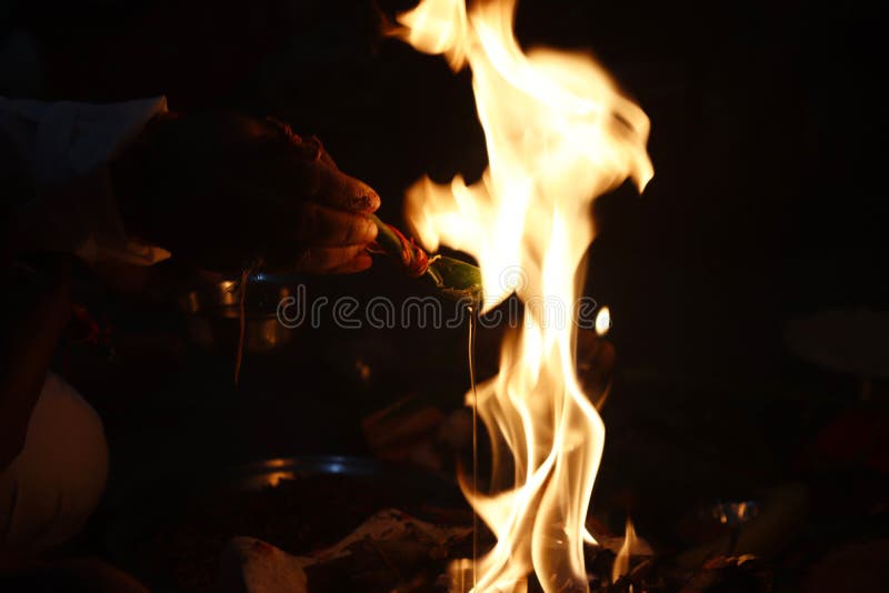 HEAT of HAVAN KUND stock image. Image of heat, kund - 160974323