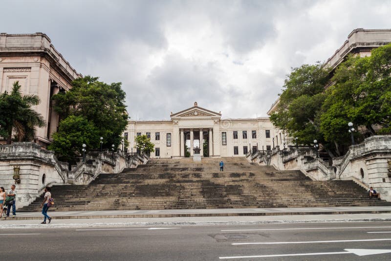 HAVANA, CUBA - FEB 21, 2016: the University of Havana, Cub Editorial ...