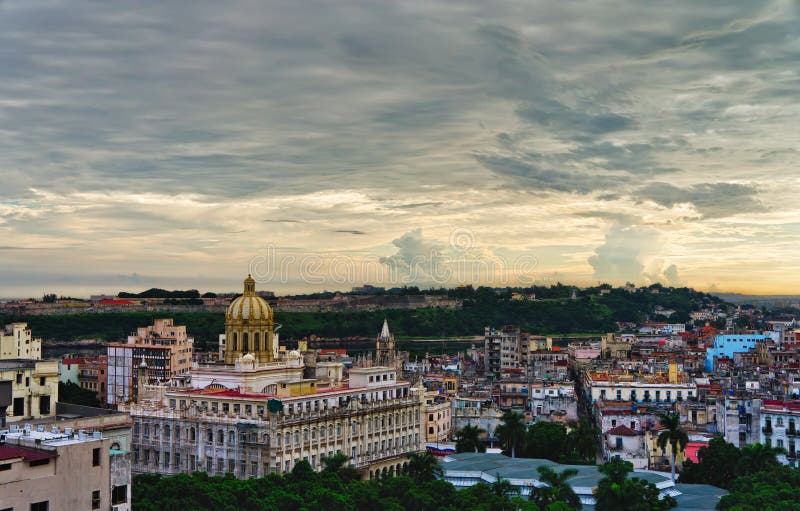 Havana, Cuba. Panorama stock photo. Image of habana, cityscape - 22262072