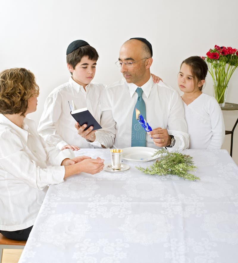 Havdala stock image. Image of judaism, faith, candlestick - 7576941