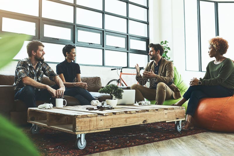 They Have a Creative Knack for Getting Things Done. a Group of Young ...