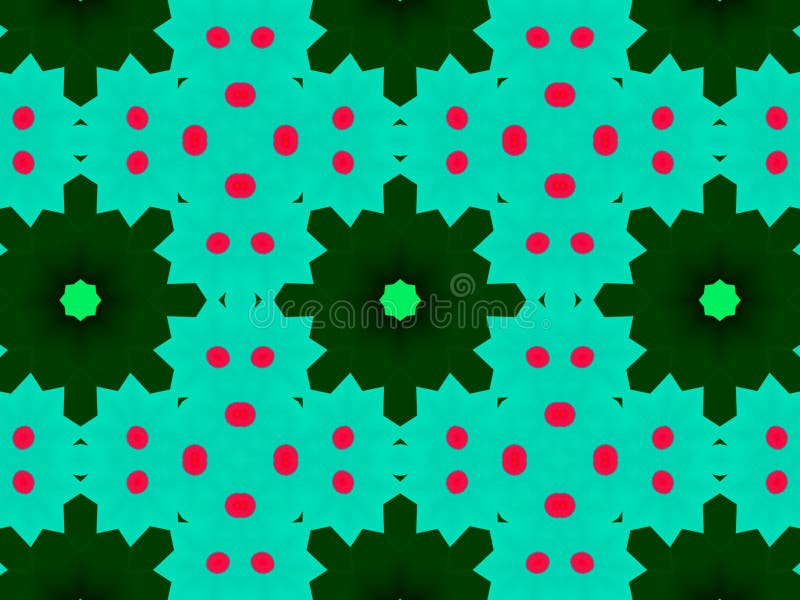 Geometric Background with Abstract Fractal Pattern Made of Colorful ...