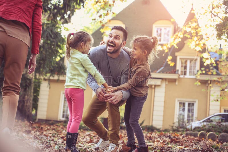 Have Fun with Family. on the Move Stock Photo - Image of ethnicity ...
