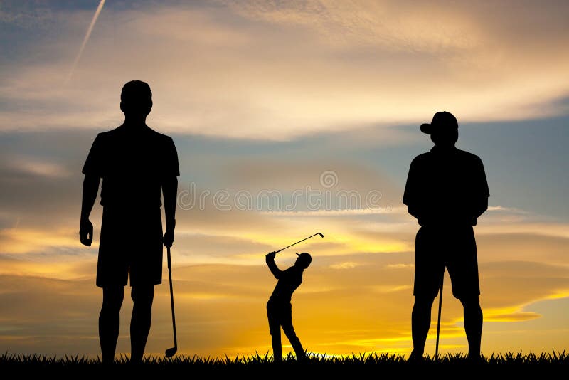 Have fun playing golf stock illustration. Illustration of tournament ...