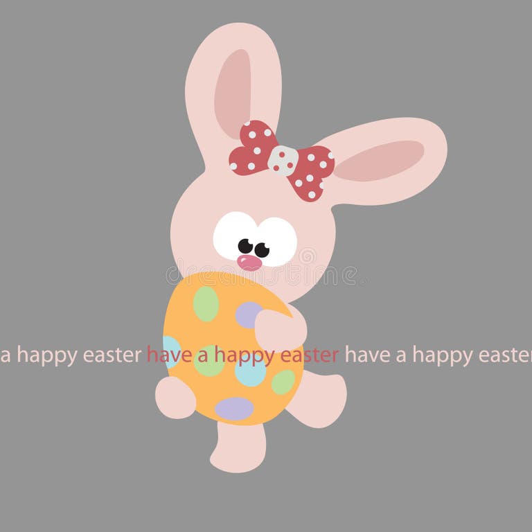 Easter Bunny Big Eyes Stock Illustrations – 1,603 Easter Bunny Big Eyes ...
