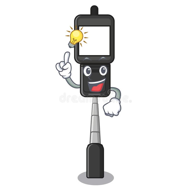 Have an Idea Cell Phone Holder Above Cartoon Table Stock Vector ...