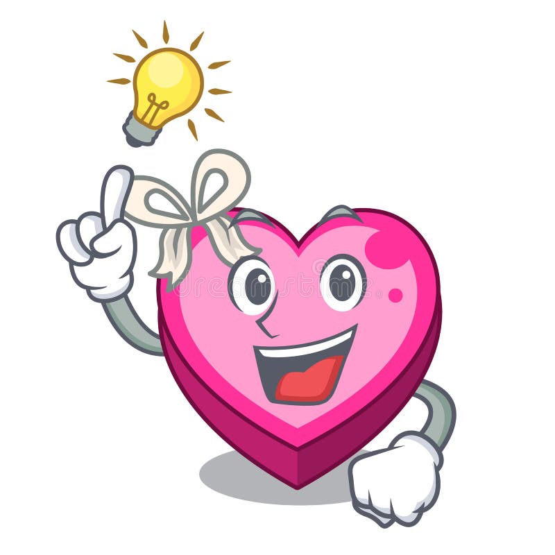 Have An Idea Heart Box In The Cartoon Sleep Stock Vector Illustration