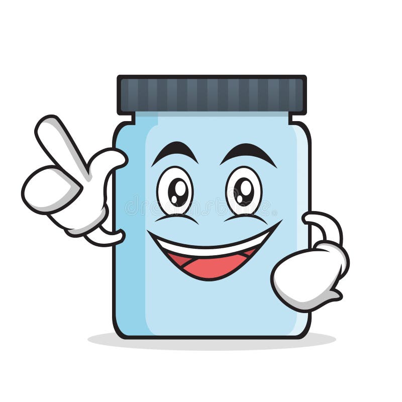 Have an Idea Jar Character Cartoon Style Stock Vector - Illustration of ...