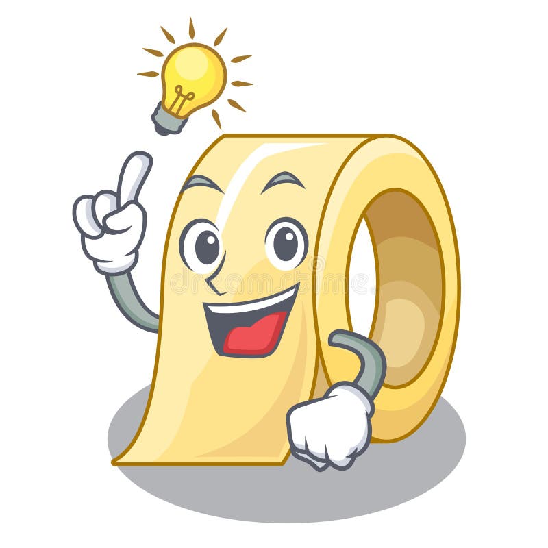 Have an Idea Masking Tape in a Cartoon Box Stock Vector - Illustration ...