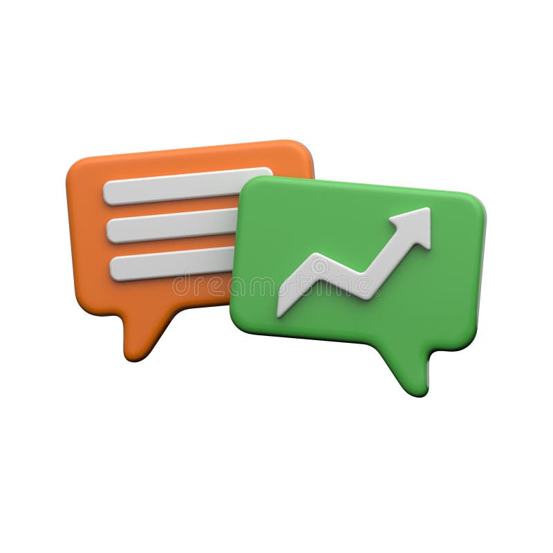 Have a Look at this Amazing 3d Style Icon of Business Chat Stock ...