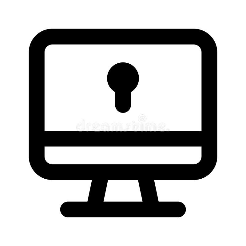 Have a Look at this Amazing Icon of Computer Security in Modern Style ...