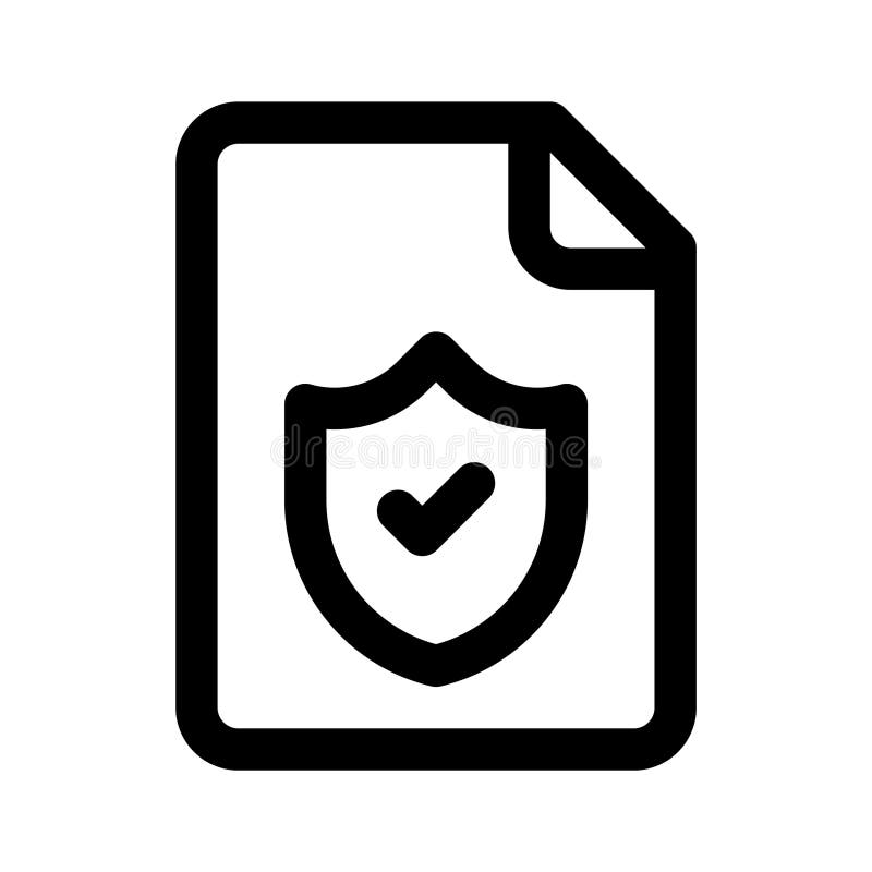 Have a Look at this Amazing Icon of Secure Document, Ready To Use ...