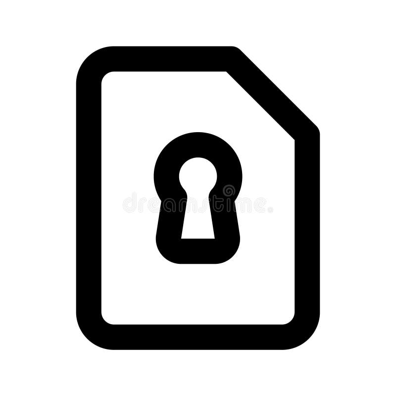 Have a Look at this Amazing Icon of Secure Document, Ready To Use ...