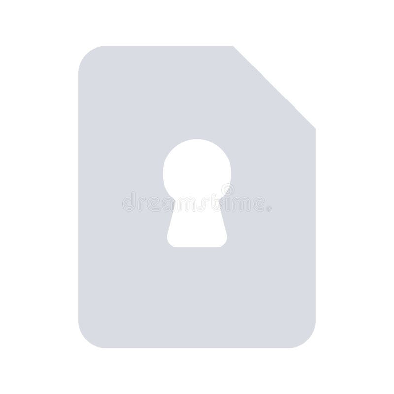 Have a Look at this Amazing Icon of Secure Document, Ready To Use ...