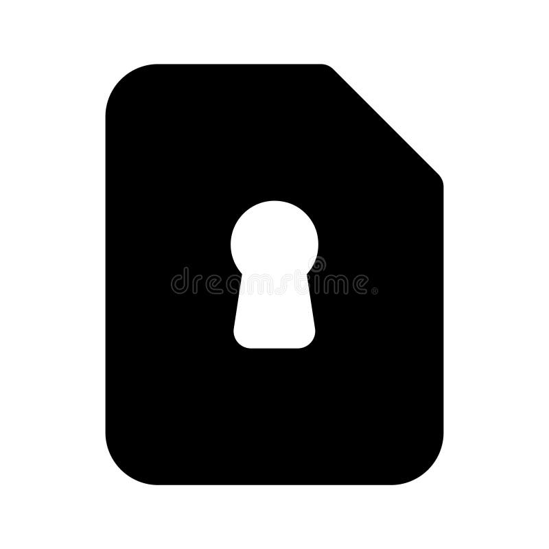 Have a Look at this Amazing Icon of Secure Document, Ready To Use ...
