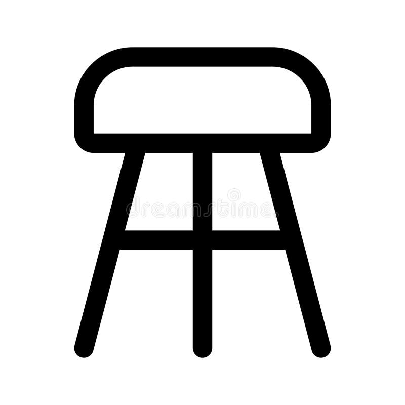 Have a Look at this Amazing Icon of Stool Icon, Ready To Use Vector ...