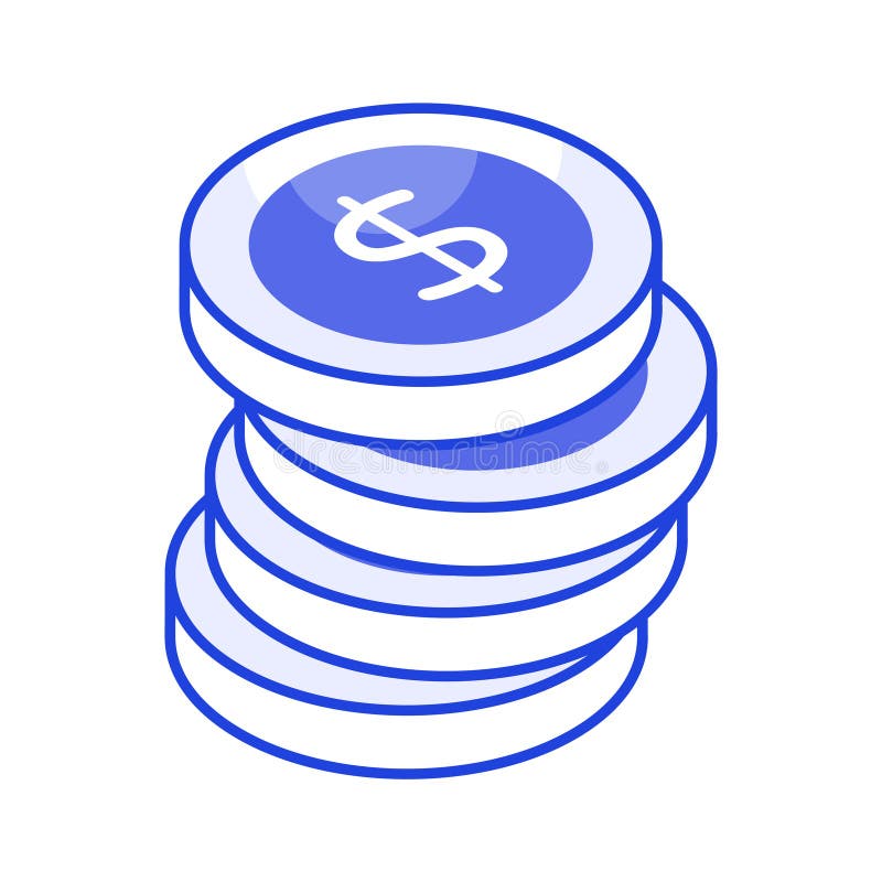 Have a Look at this Carefully Designed Isometric Icon of Money, Dollar ...
