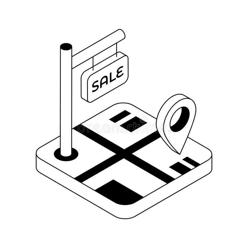 Have a Look at this Isometric Land Location Icon Stock Vector ...