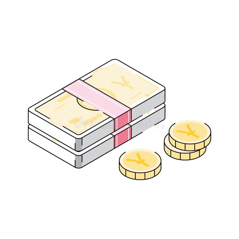 Have a Look at Japan Yen Icon Designed in Isometric Style Stock Vector ...