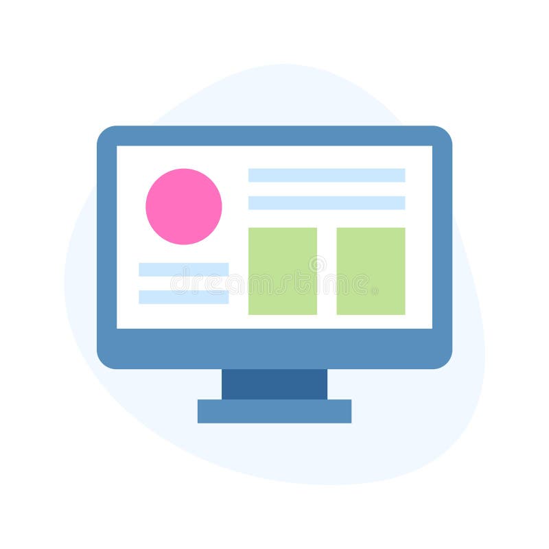 Have a Look at this Unique Icon of Website Interface in Modern Flat ...