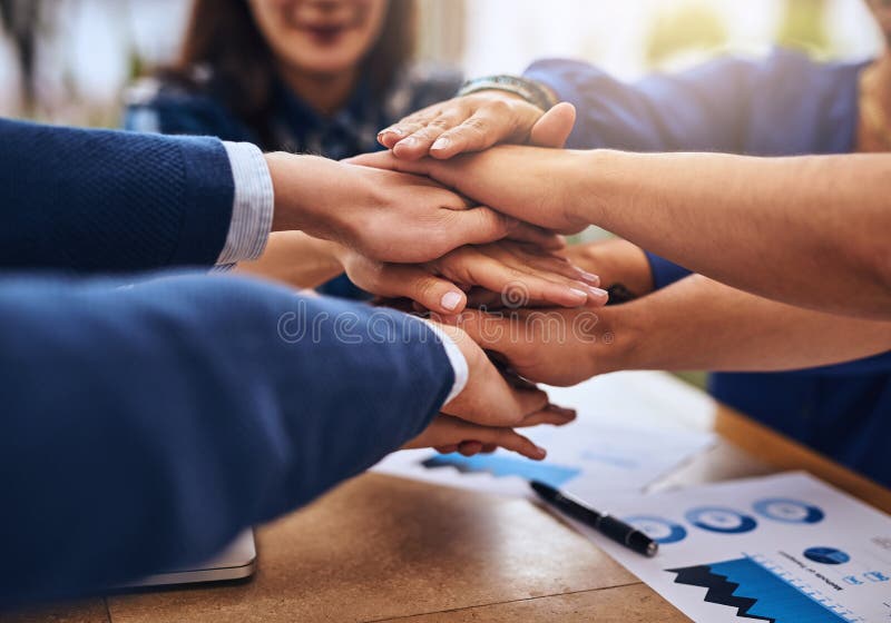 We Have the Magic To Create. a Group of Unrecognisable Peoples Hands ...