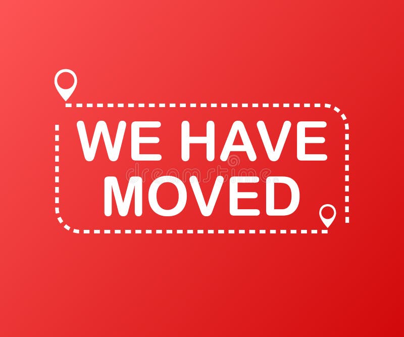 We Have Moved New Office Icon Location. Address Move Change Location ... We Have Moved New Office Icon Location. Address Move Change Location ...